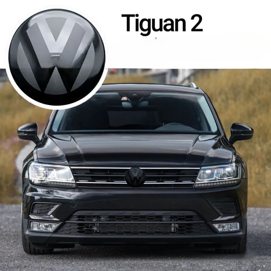 16-20 VW Tiguan Решетка радиатора черный значок