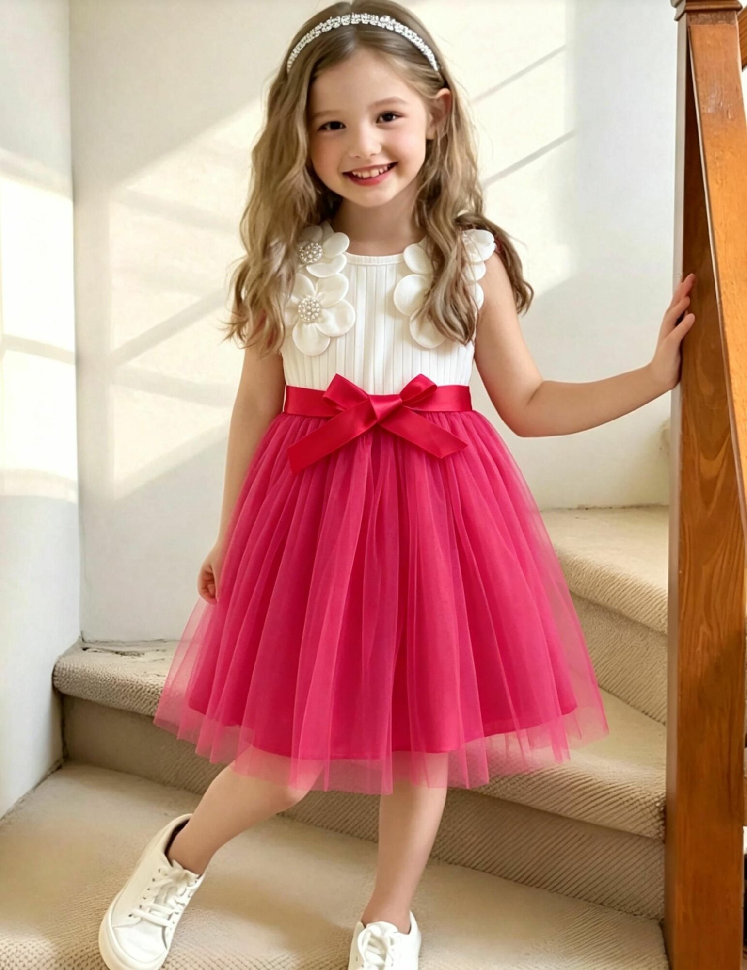 Платье ROMIKY Базовая коллекция, размер 7Y, красный
