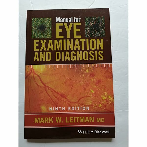 Manual for Eye Examination and Diagnosis，Reprinted paperback book
