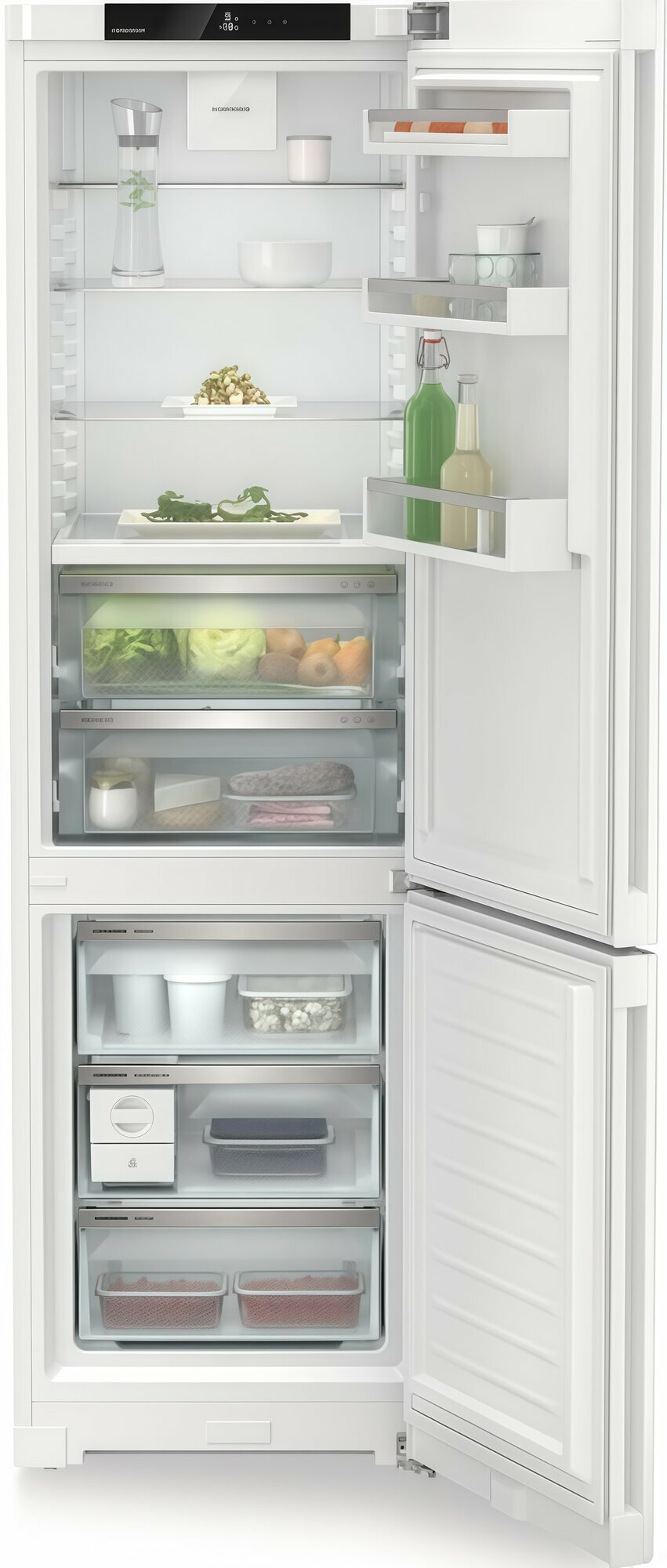 Двухкамерный холодильник Liebherr CBNc 5723-22 001 BioFresh NoFrost белый