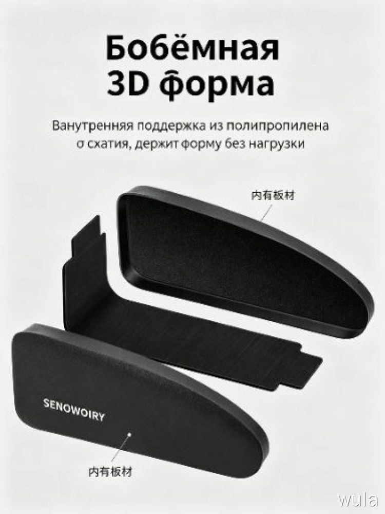 Сумка велосипедная SENOWOIRY waterproof - седельная сумка для велосипеда, защищает от дождя и брызг, черная, 1-2 л — фото 1