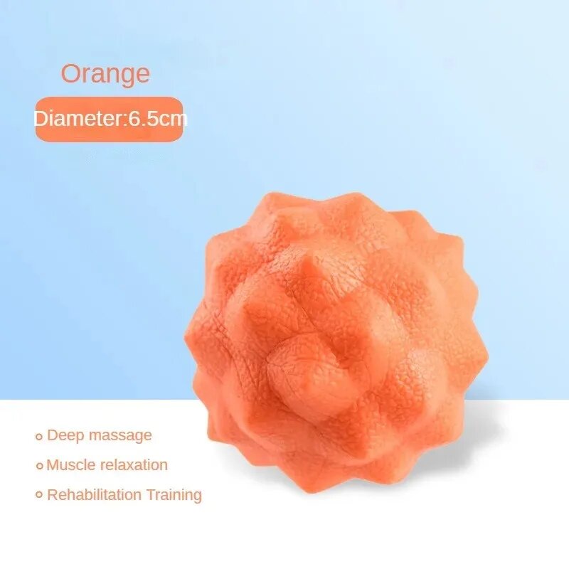 Массажный мяч FPOO из ТПЭ 6 см Ball-Orange