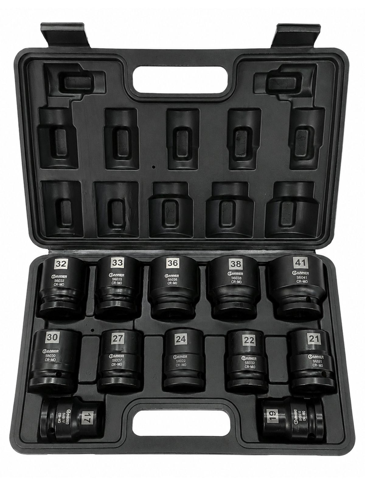 ZGN-SI60210 Набор ударных головок 3/4", 12 шт: 17-41 мм, CR-MO