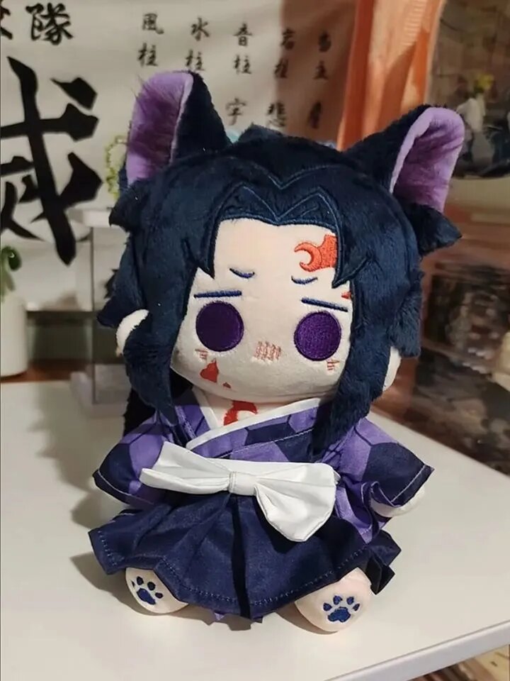20 см Tsugikuni Michikatsu аниме плюшевая игрушка , ролевая игра хлопковая кукл . Demon Slayer / Kokushibo