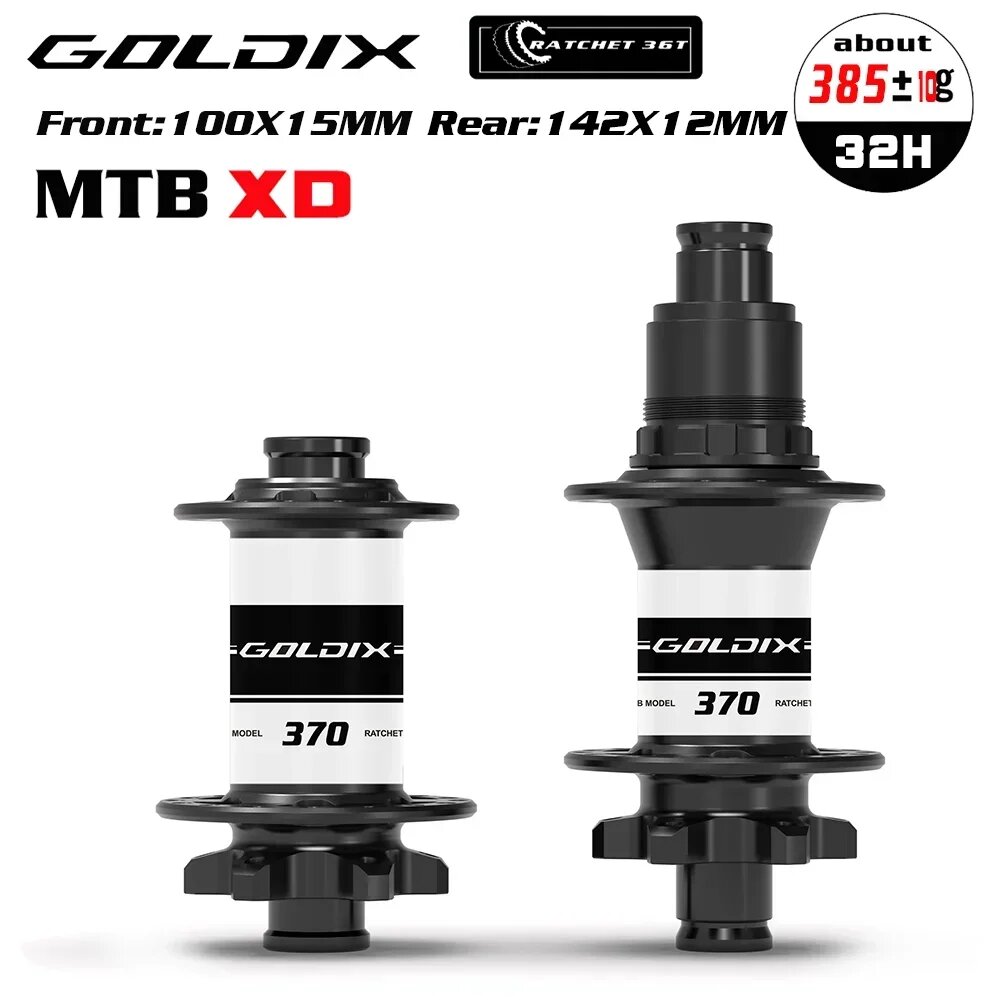 GOLDIX M370 32-луночная ступица колеса для горного велосипеда XD 100X15 142X12