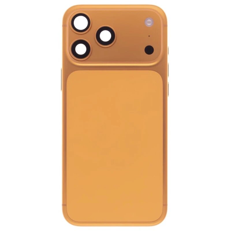Корпус для Apple iPhone 17 Pro Max (SIM + eSIM) (оранжевый) (в сборе) (ORIG100) (Снятый) (возможен дефект ЛКП)