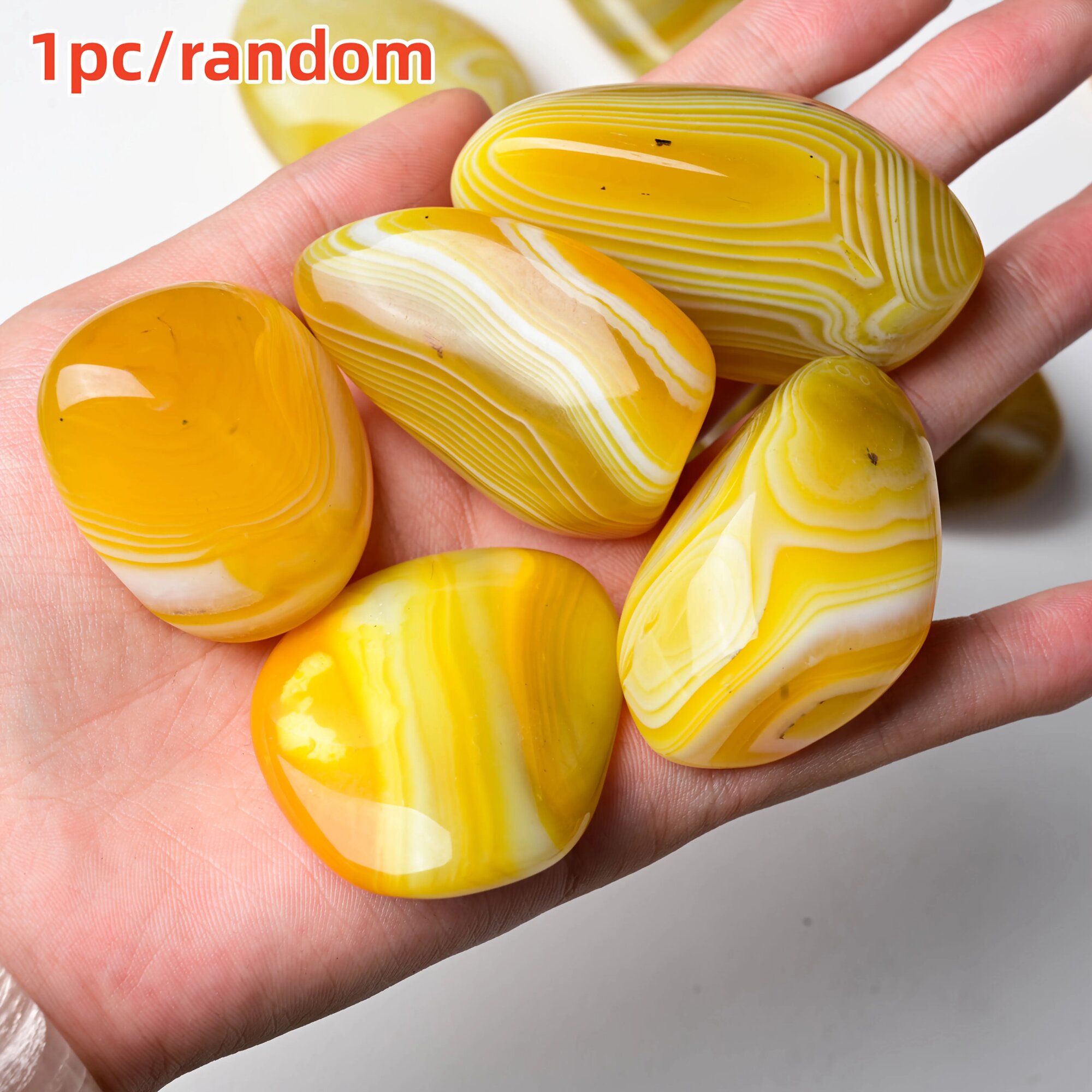Жёлтый агат, CrystalHola 50-100g