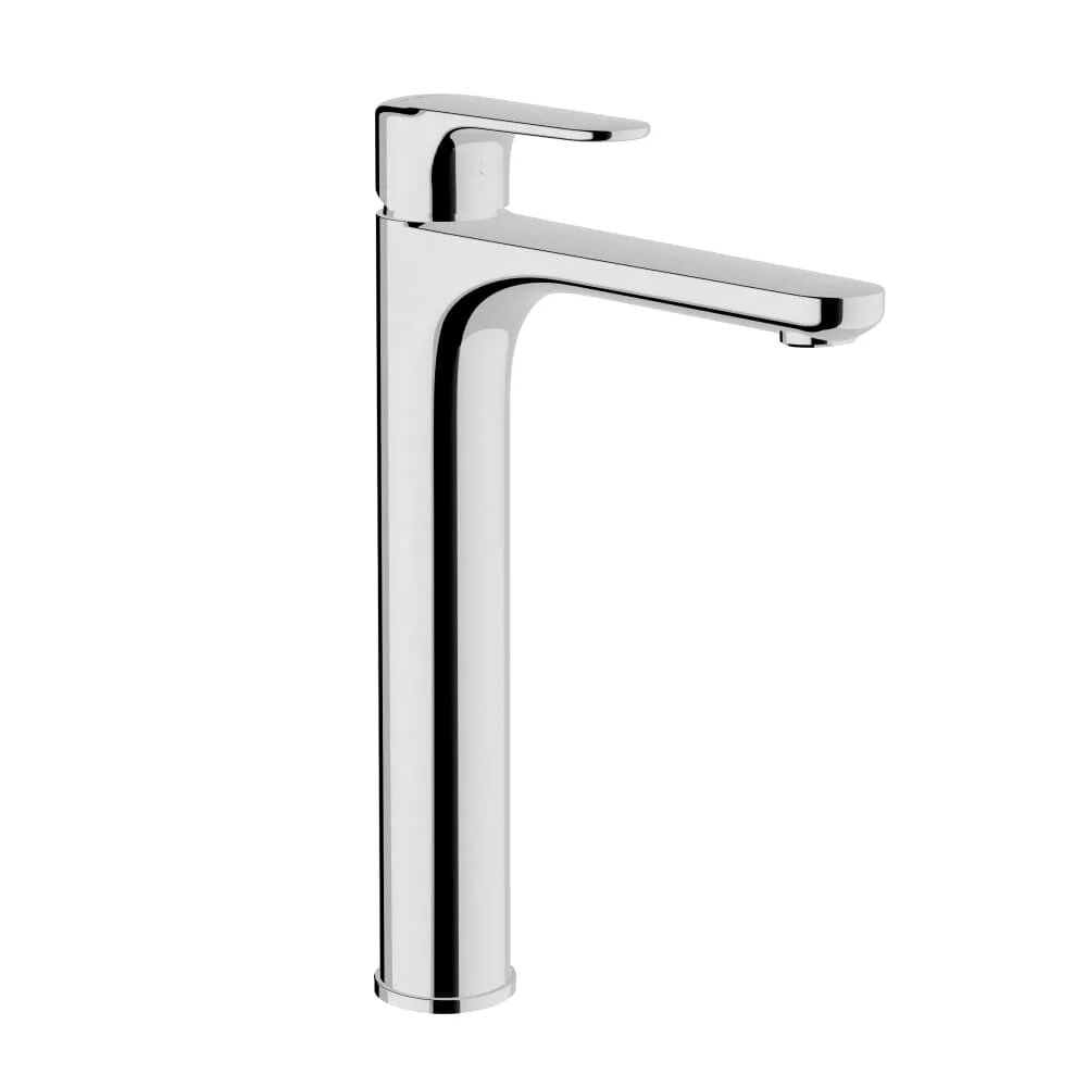 Смеситель для раковины VitrA Root Round A42707EXP хром, глянцевый, кран для ванной в раковину, из латуни, рычажный, с керамическим картриджем