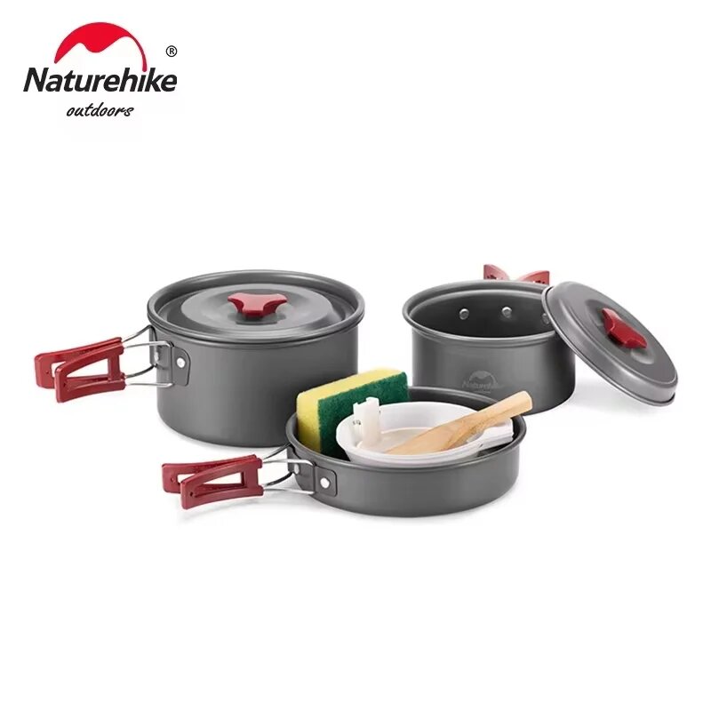 Naturehike походный горшок Ультралегкая походная кухонная утварь походная посуда набор кастрюль походная Туристическая посуда для пикника