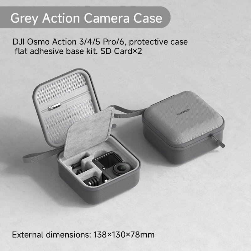 Чехол для DJI Osmo Action 3/4/5/6, Grey