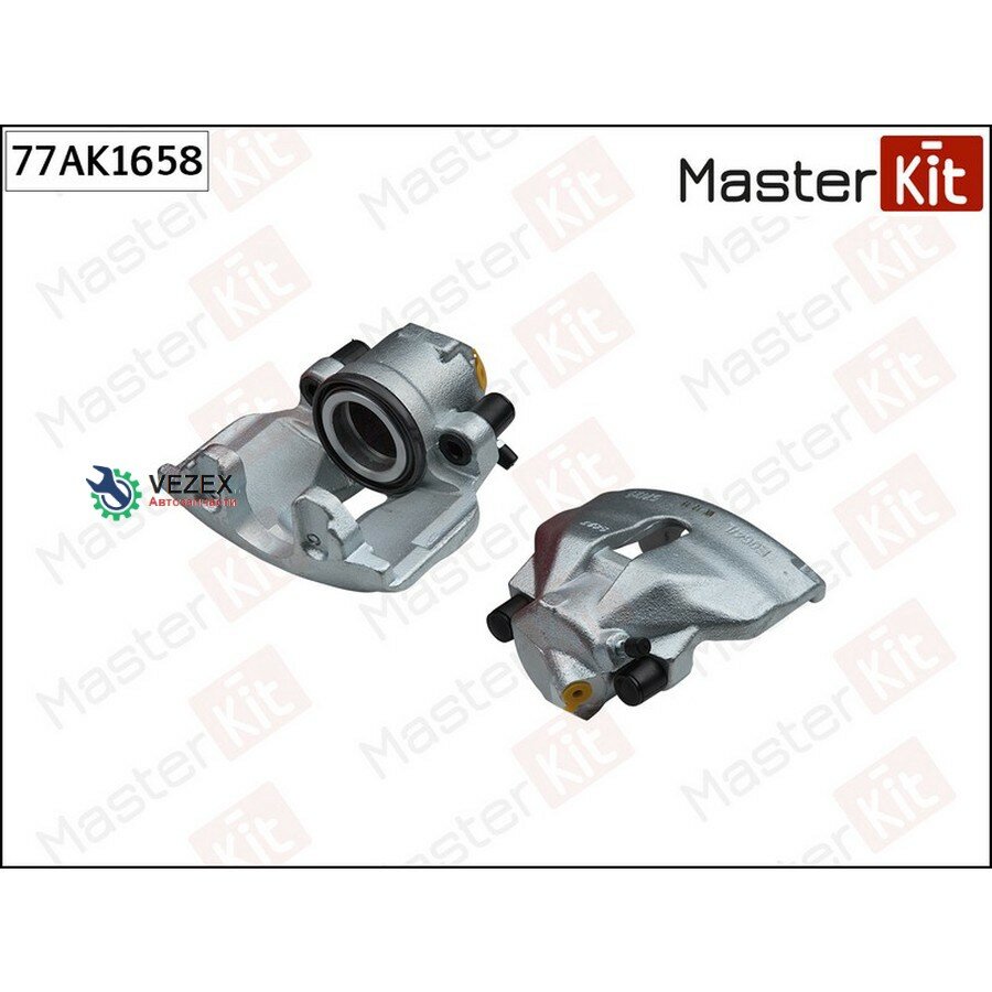 MASTERKIT 77AK1658 Суппорт тормозной перед. лев. Audi A4 (8D2, B5) 1994 - 2001, A4 (8E2, B6) 2000 - 2005, A4 (8EC, B7) 77AK1658