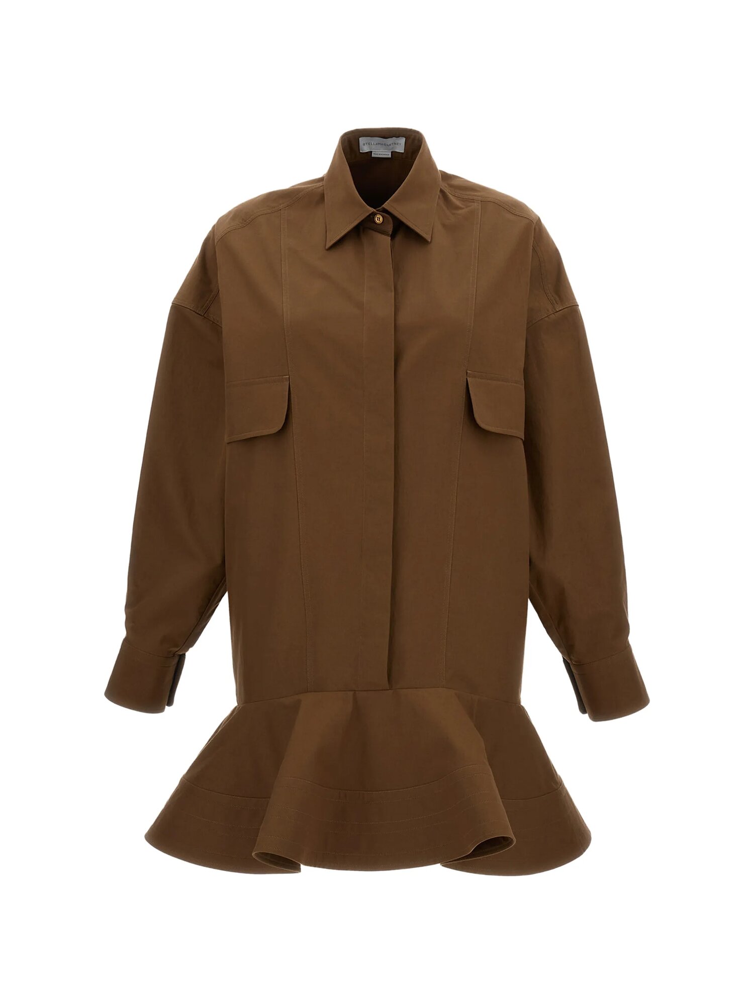 Платье Ruffled-hem mini dress