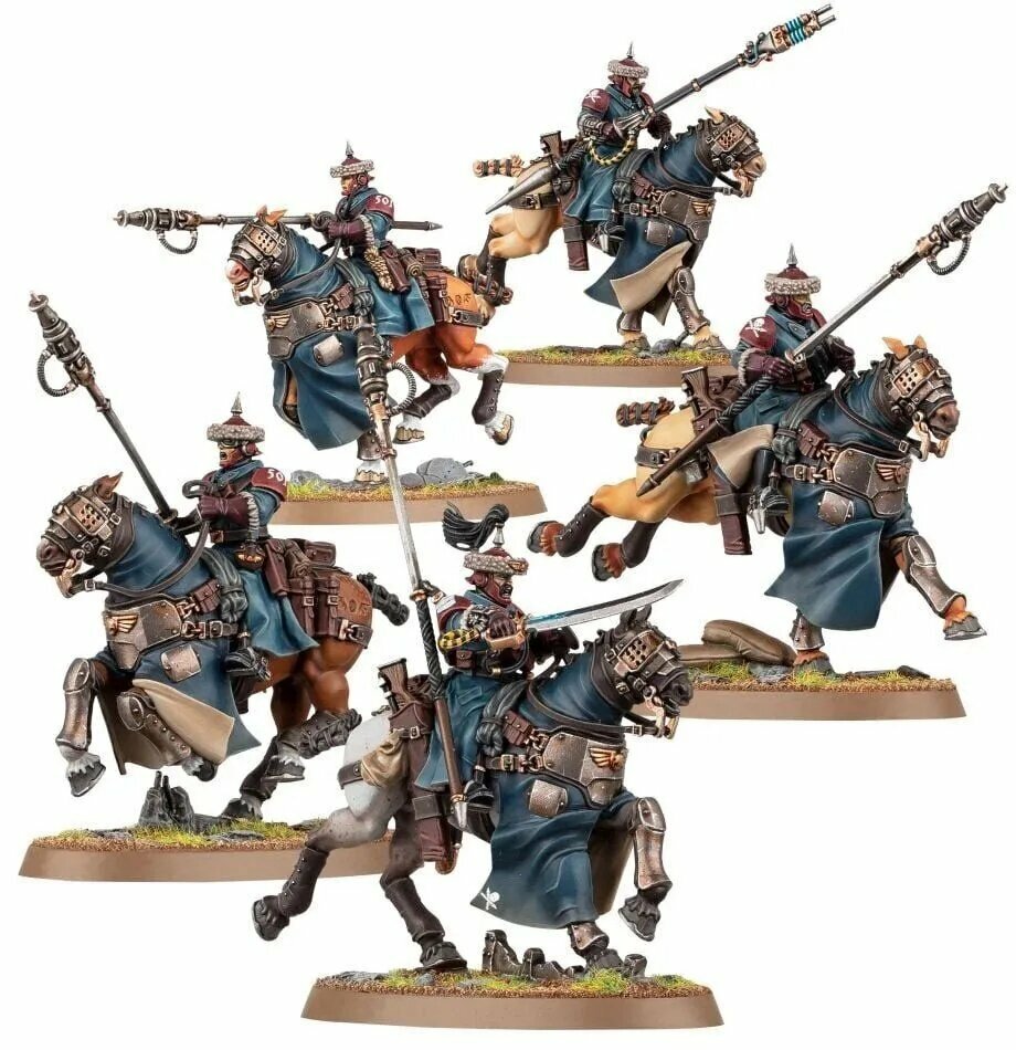 Смола вархаммер 40000 миниатюра Warhammer 40000 Attilan Rough Riders миниатюры днд Фигурка для настольной игры