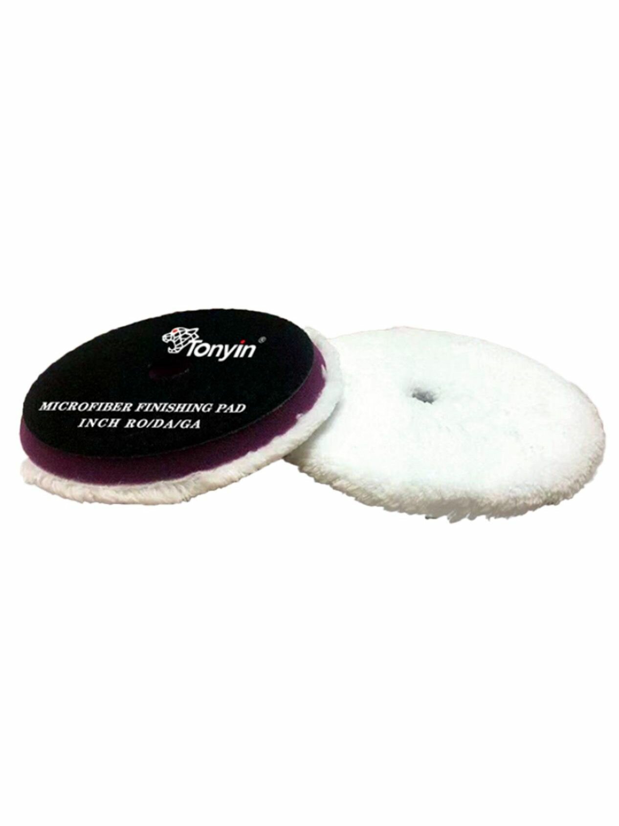 TP09B Микрофибровый финишный полировальник с отверстием 6 дм. MICROFIBER FINISHING PAD TONYIN