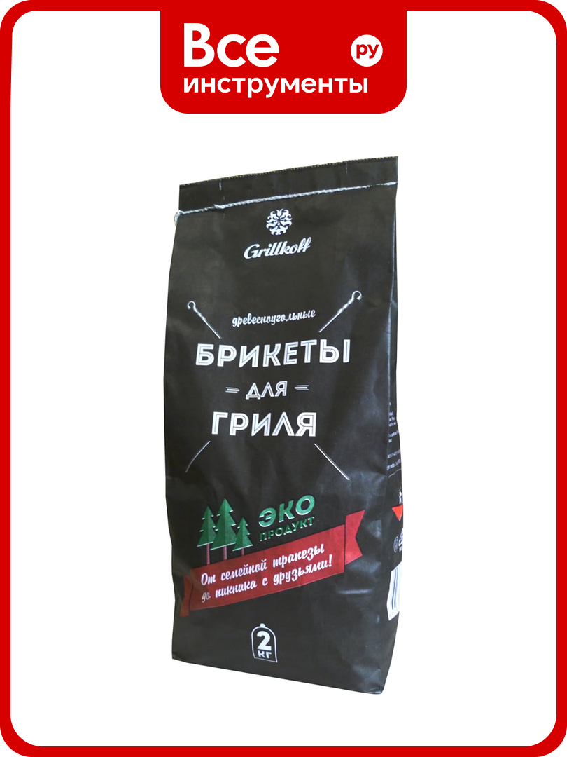 Древесноугольные брикеты Grillkoff 2 кг