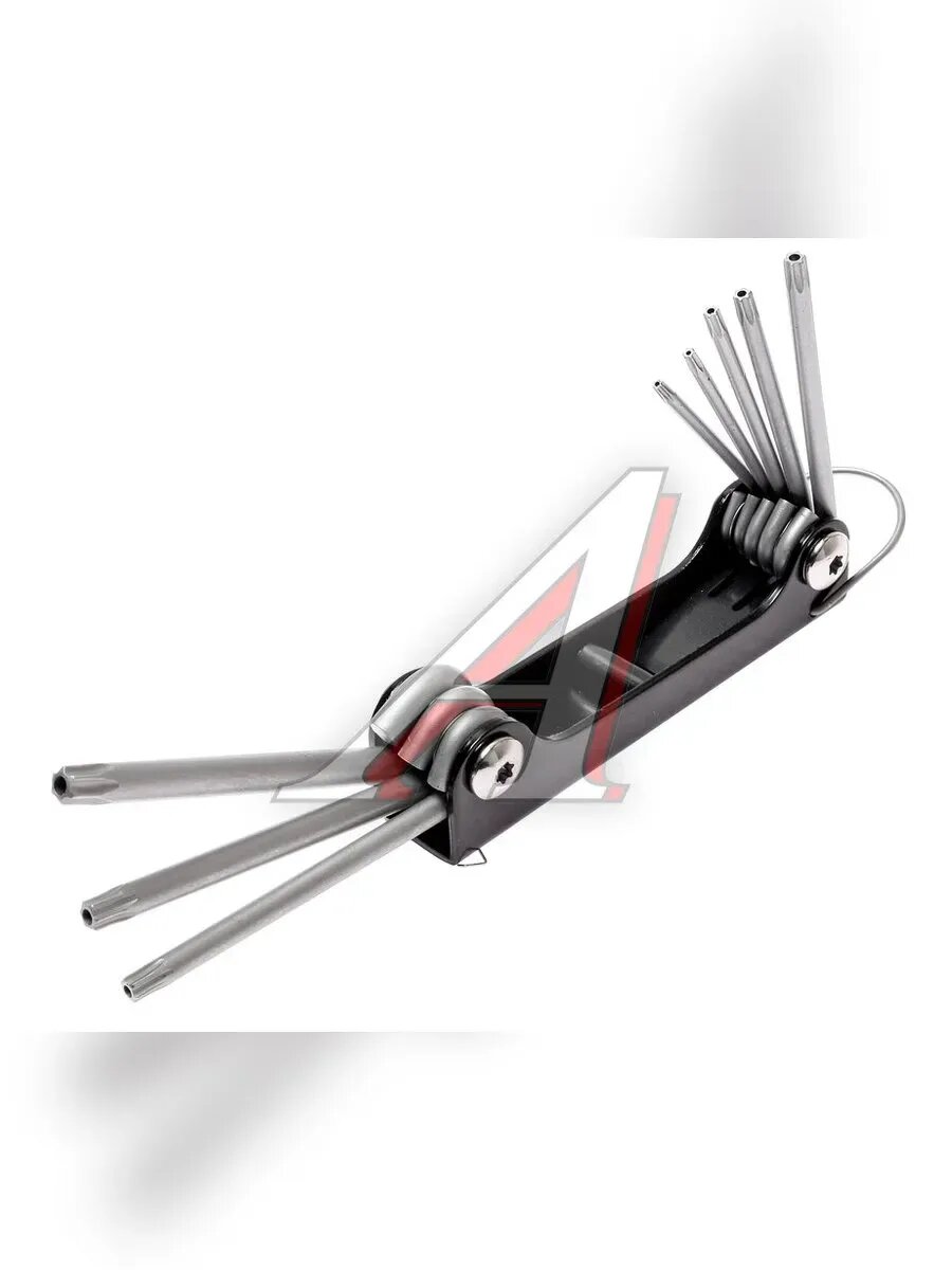 Набор ключей TORX JTC T9H–T40H 8 шт, складной