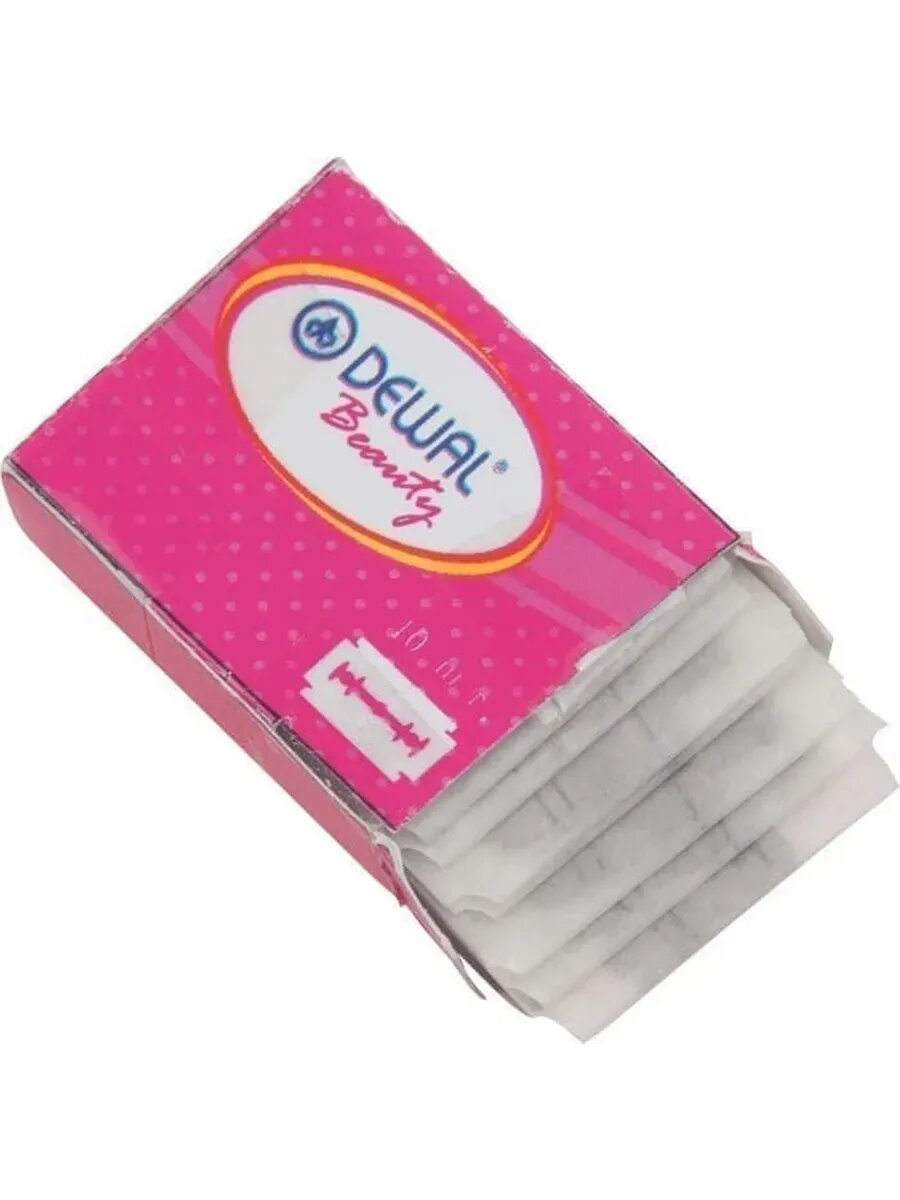 Лезвия Dewal Beauty PT-09, 10 шт — гладкие пятки