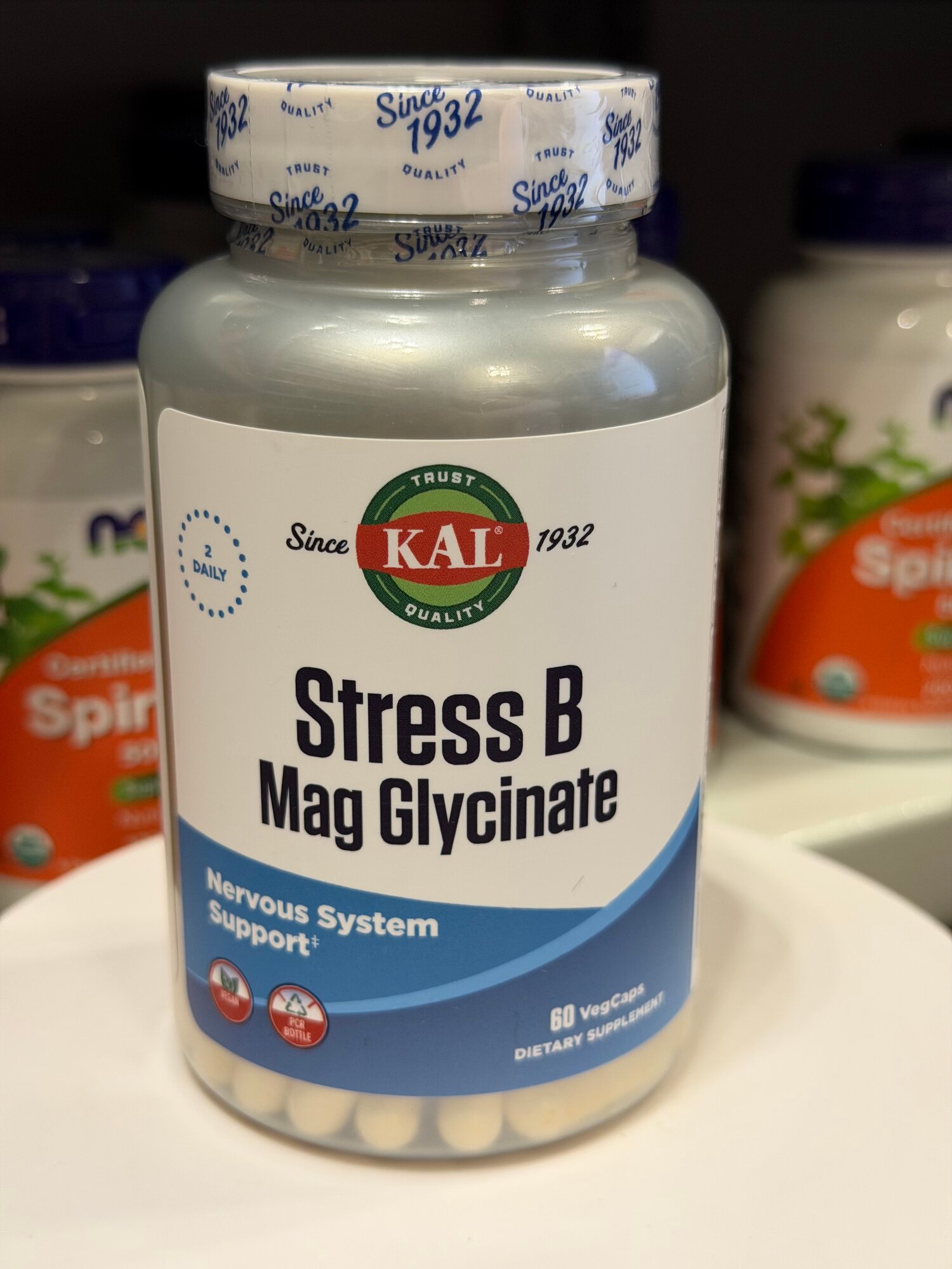 KAL Stress B Mag Glycinate - Глицинат магния против стресса 60 капсул