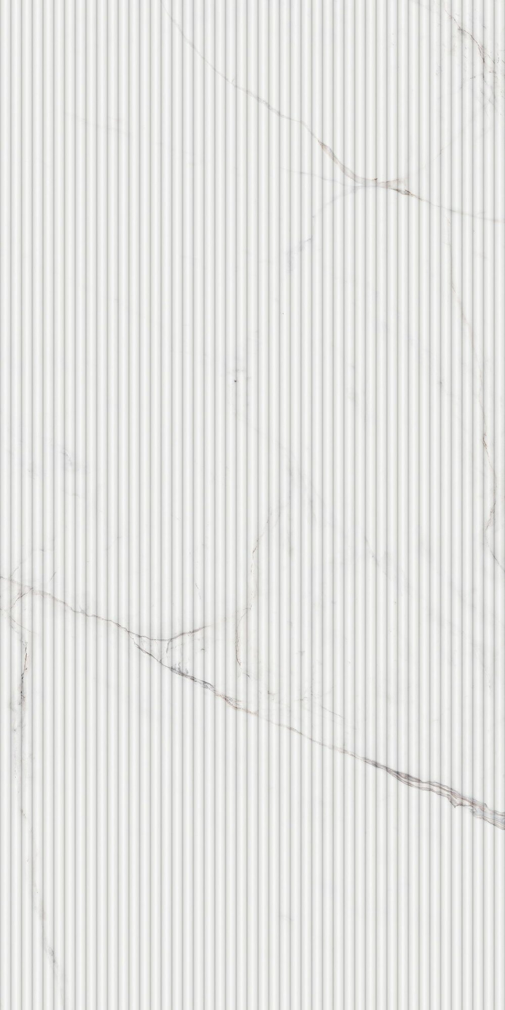 KERAMA MARAZZI Плитка Марсель белый структура обрезной глянц 60x119,5 10 мм арт. KM6012B0410R (цена за 2.151 м2)