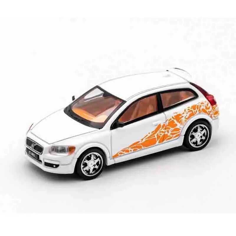 BBURAGO Volvo C30 1:64, оранжевый