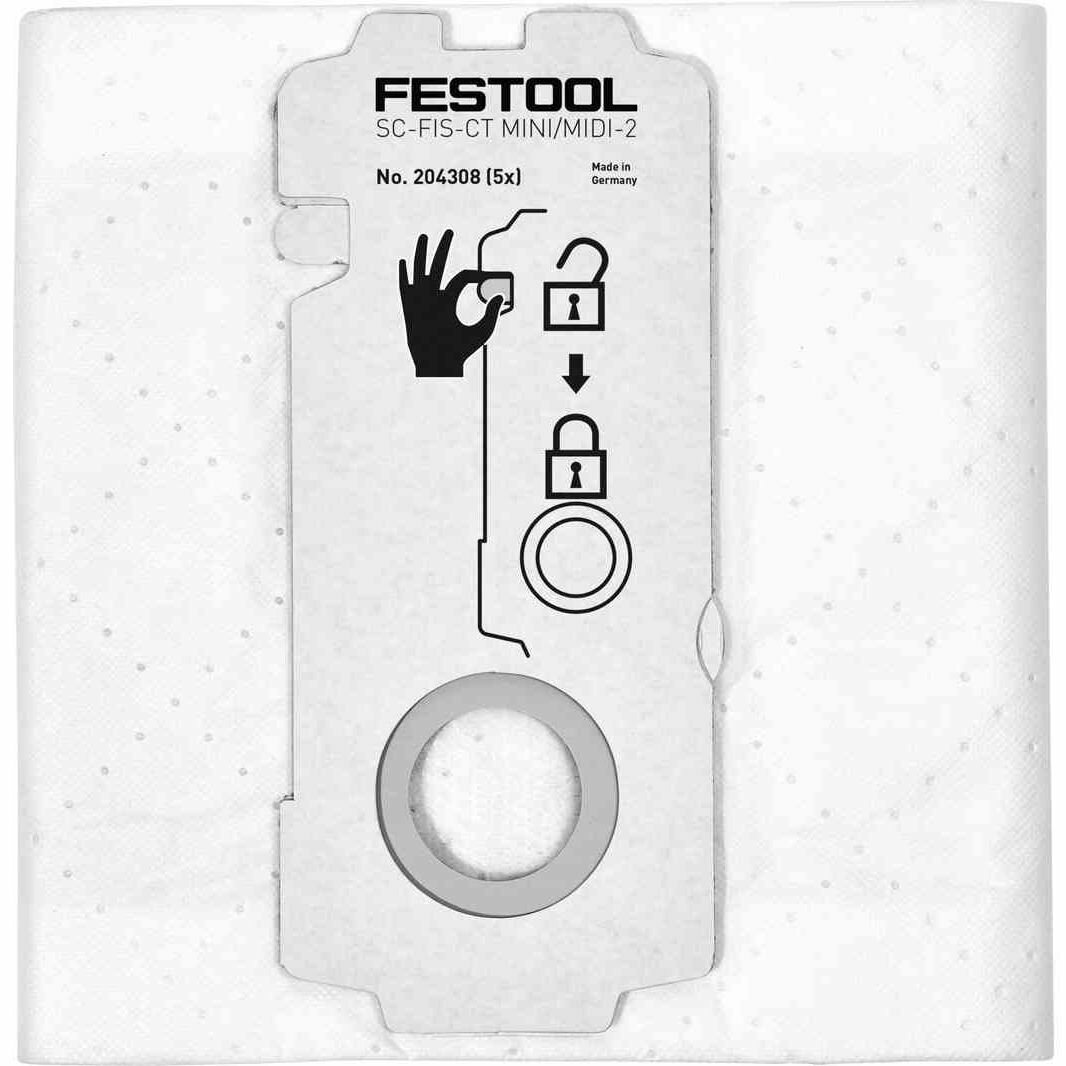 Мешок-пылесборник SELFCLEAN SC-FIS-CT MINI/MIDI-2/5/CT15 1 шт. 204308 - 1