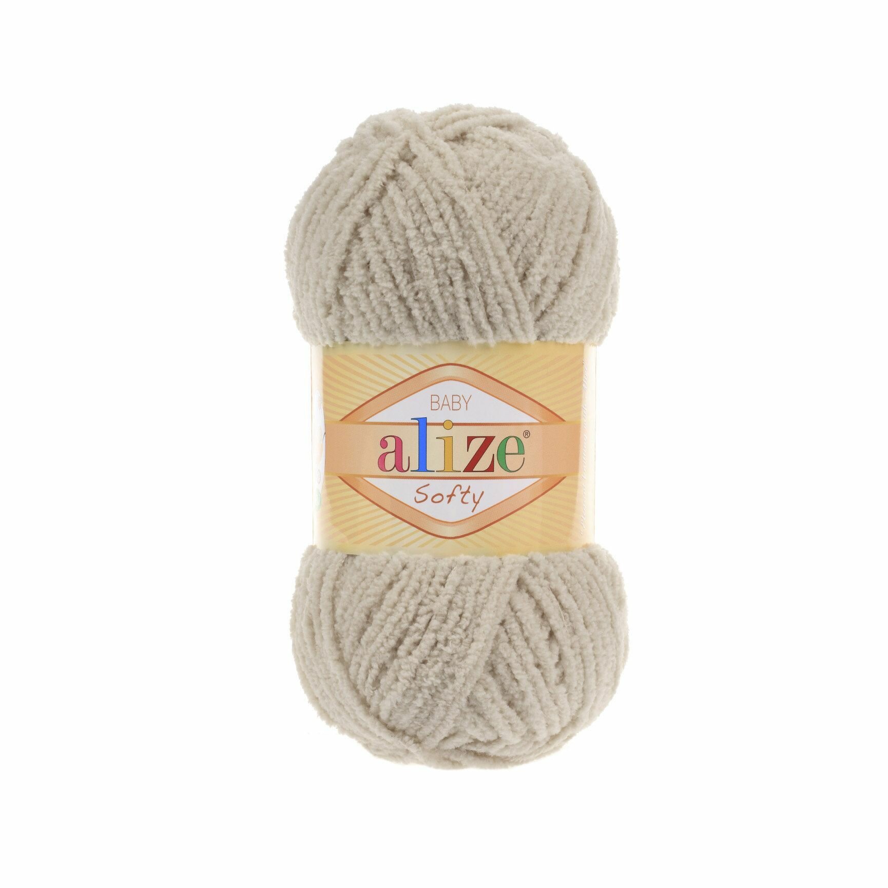 Softy baby Alize Софти беби упаковка 5 мотков 115м. 5x50 гр цвет 115 светло-бежевый