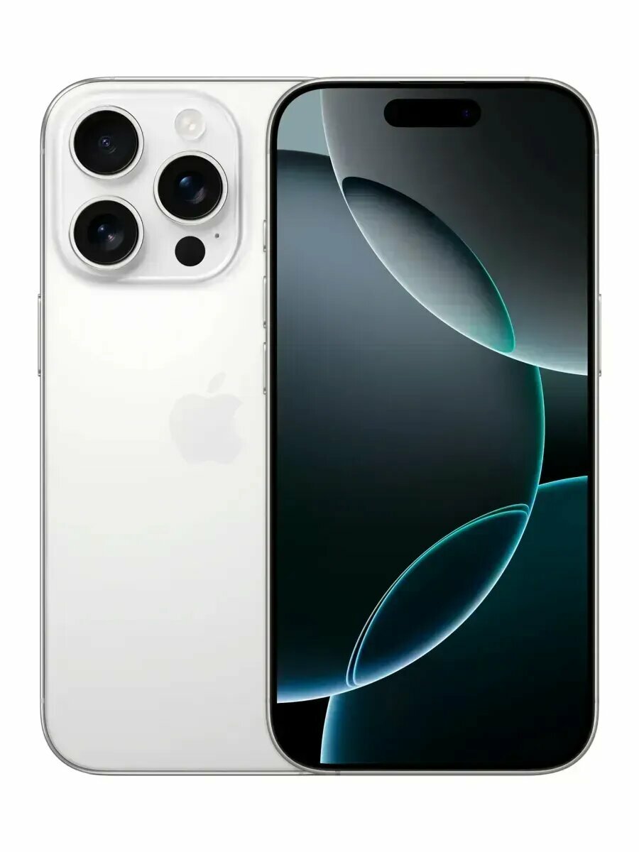 Смартфон Apple iPhone 16 Pro 128GB White Titanium, nano SIM, белый