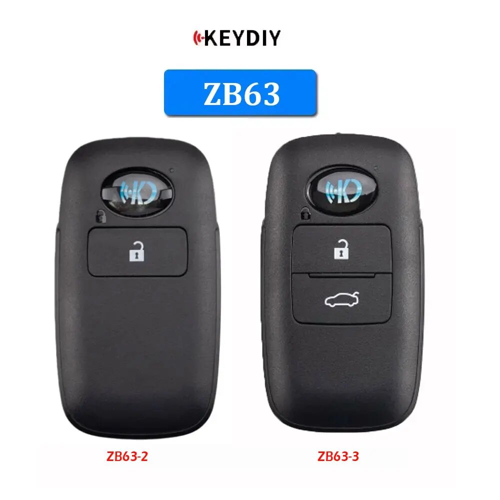 Универсальный смарт-ключ KEYDIY KD ZB63 (ZB63-2, ZB63-3) в стиле Toyota для программаторов KD ZB63-3
