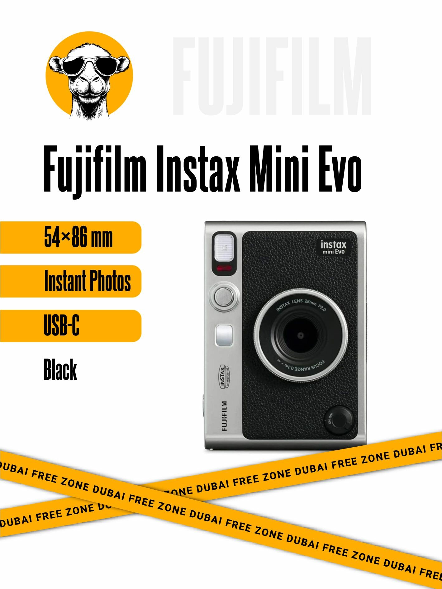 Фотоаппарат Fujifilm Instax Mini Evo Black