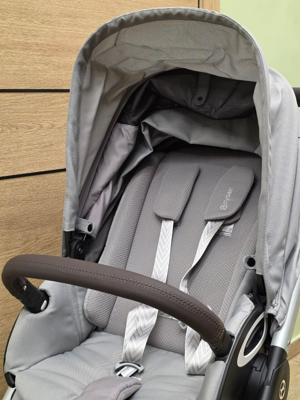 Комплект чехлов на ручки коляски Cybex Talos S Lux (на бампер малыша и ручку родителей)