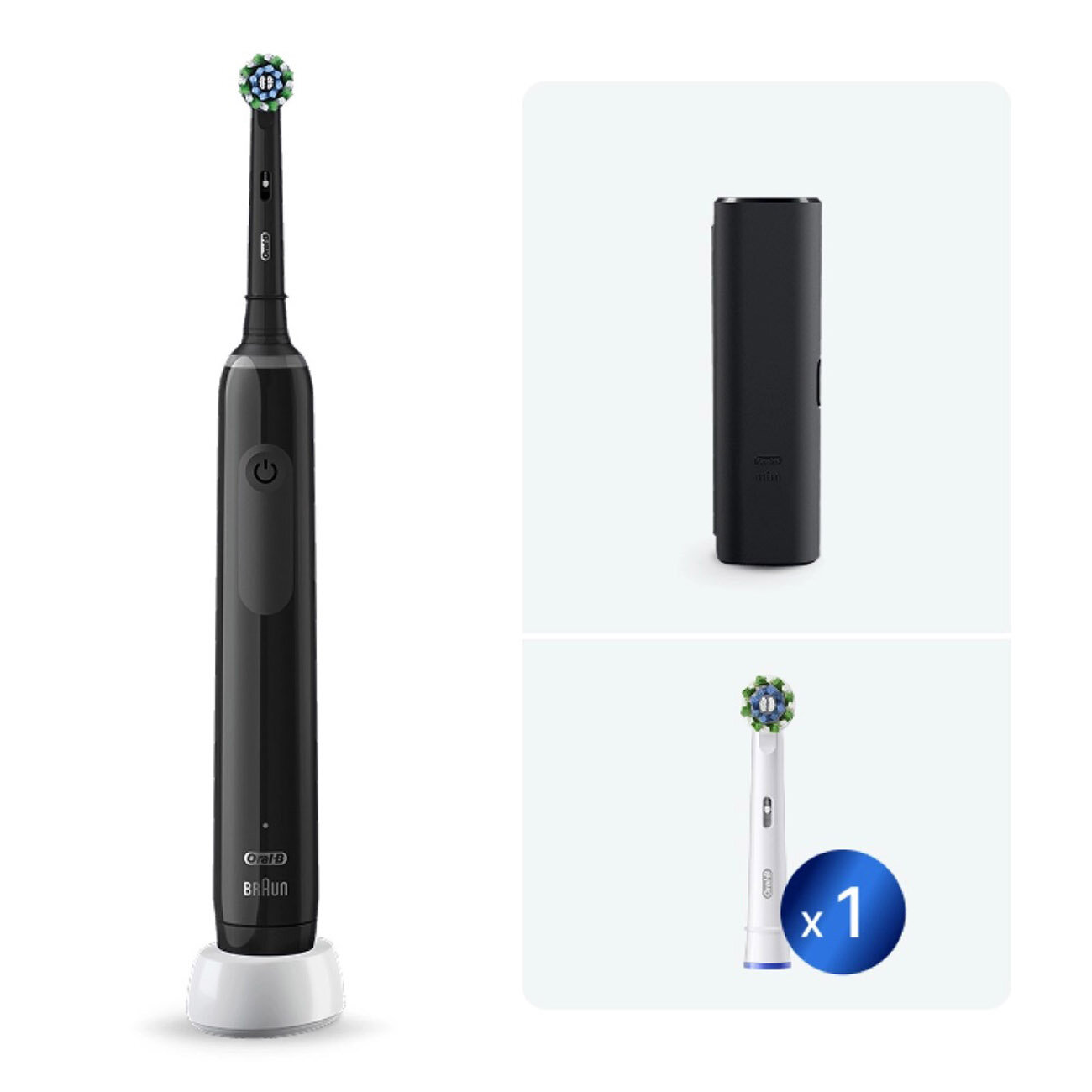 Электрическая зубная щетка Braun Oral-B Series Pro 3 D505.513.3 Cross Action Black,