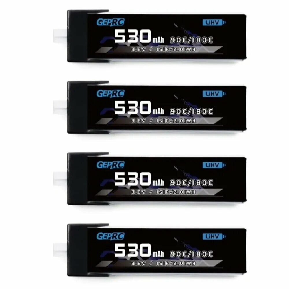 GEPRC 1S 530mAh 90C Аккумуляторные аксессуары для игрушек PH2.0 Plug