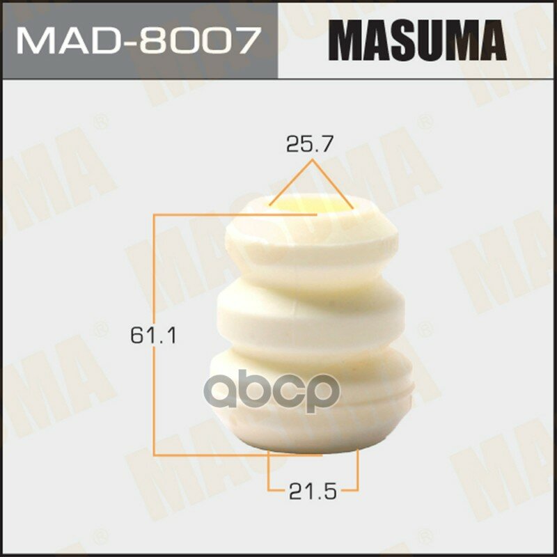 Отбойник амортизаторов MASUMA, 21.5x25.7x61.1, FORESTER / SF5 Masuma арт. MAD8007