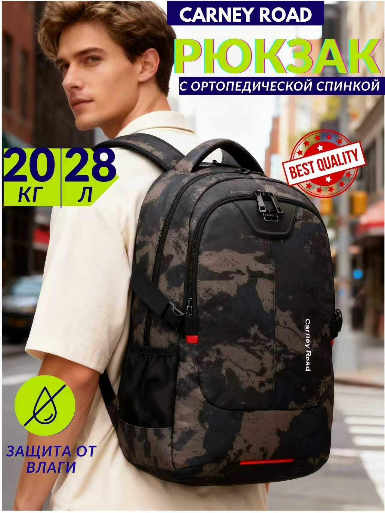 Рюкзак мужской, школьный Carney Road