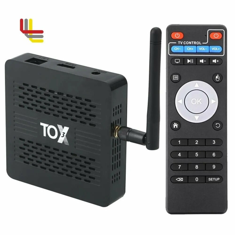 G1(OOZZFFK))TOX3 Smart TV Box Android 11 4 ГБ 32 Amlogic S905X4 Wifi Вилка ЕС