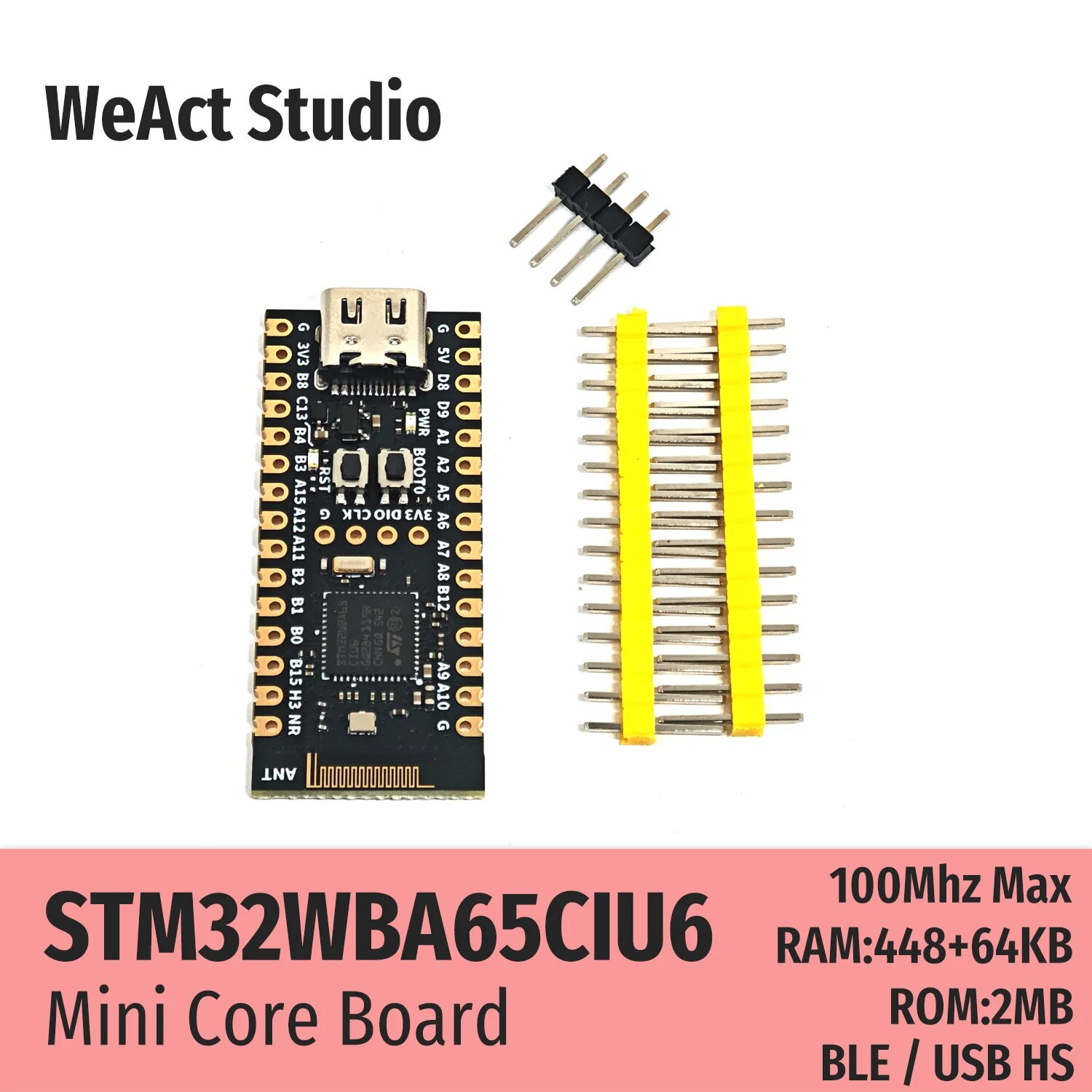WeAct STM32WBA65CIU6 Development Board — фото 1
