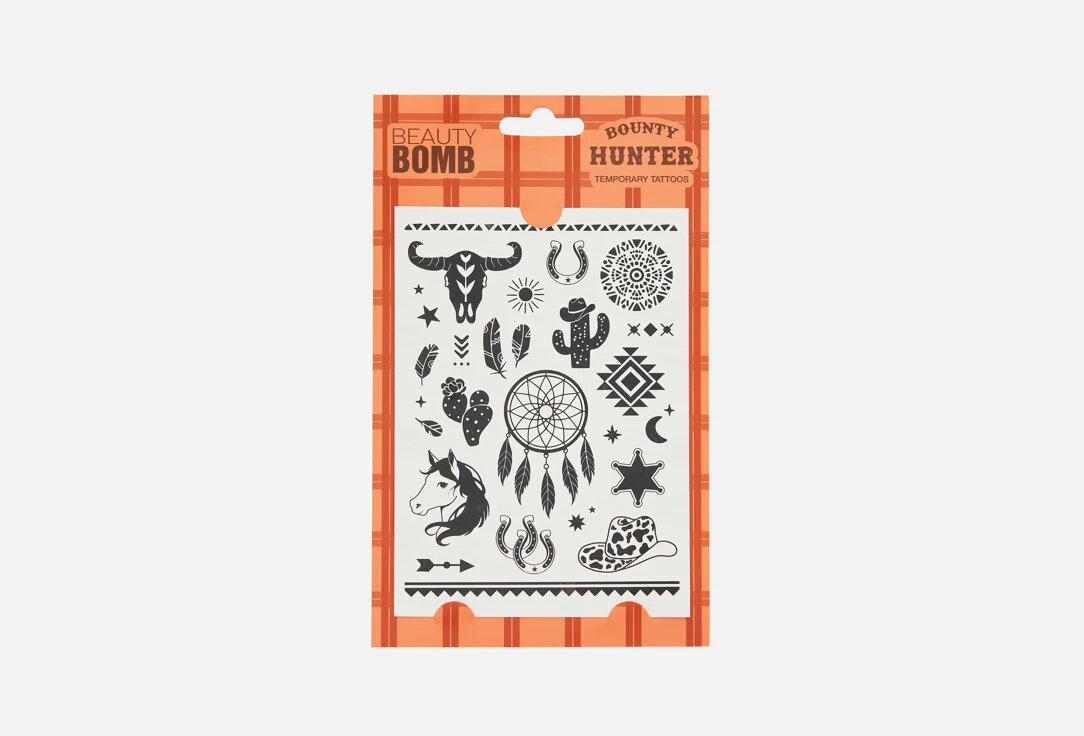 Beauty Bomb Bounty hunter Переводные татуировки 1 шт