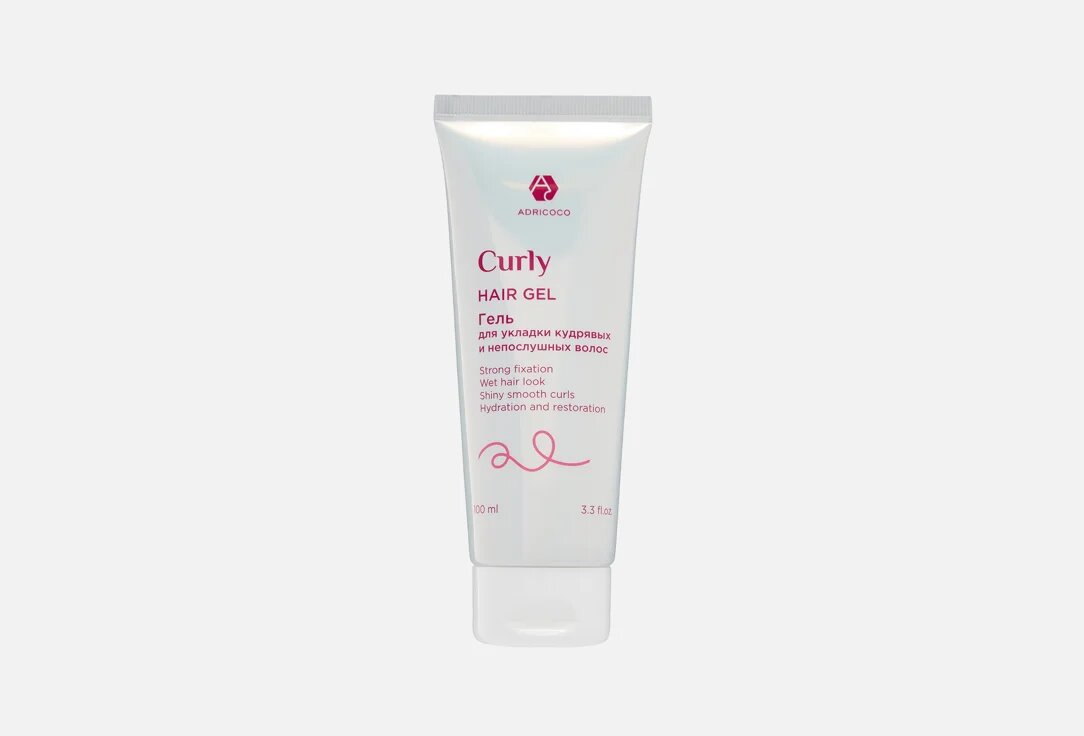 Adricoco CURLY Гель для укладки волос сильной фиксации 100 мл