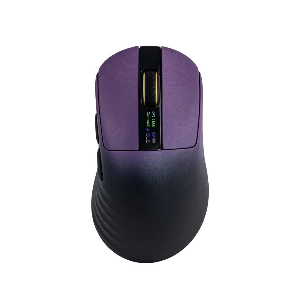 EPOMAKER Игровая мышь беспроводная EPOMAKER Carbonis Version-Black Purple, черный, фиолетовый