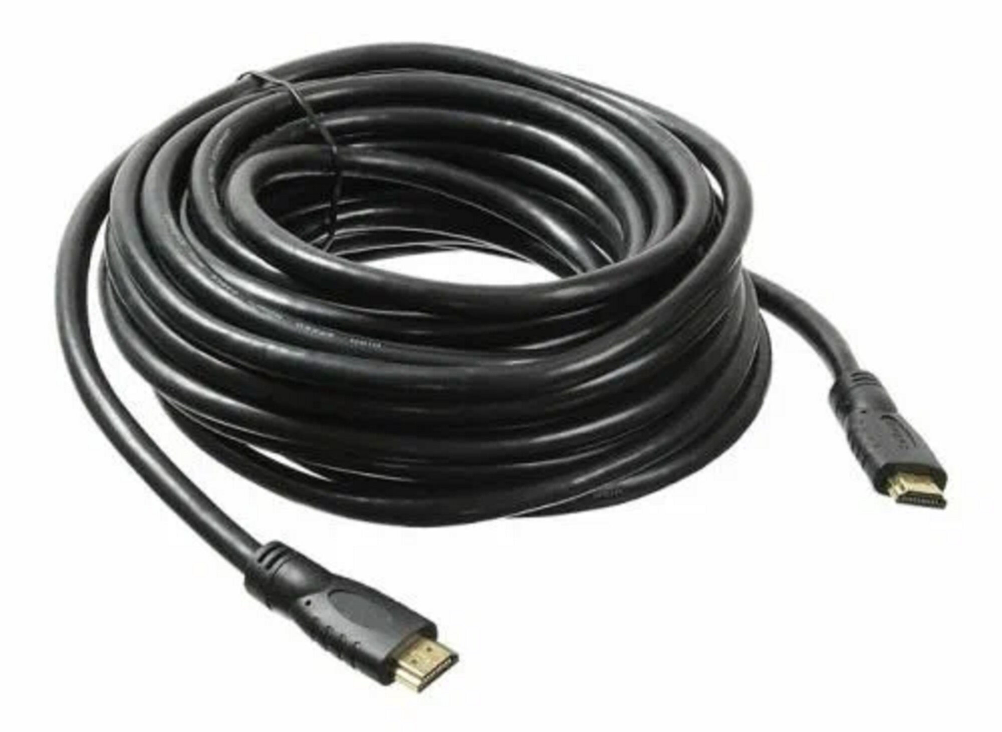 Кабель интерфейсный HDMI-HDMI Buro BHP HDMI 2.0-20 20м. позолоченные контакты черный