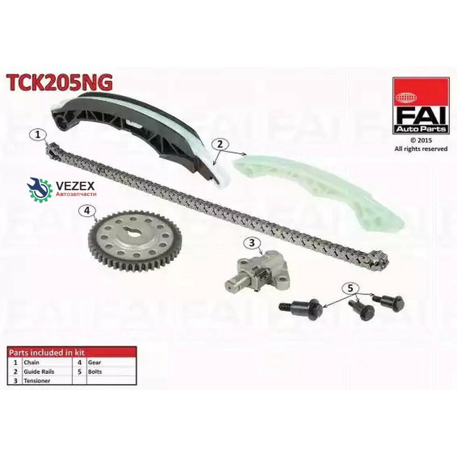 FAI-AUTOPARTS TCK205NG комплект цепи ГРМ TCK205NG