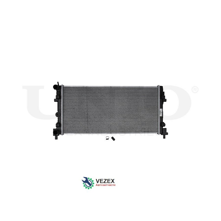 UNIO RAD-10079 Радиатор охлаждения двигателя VW Polo V 09-, Skoda Rapid (NH1, NH3) 12-, Fabia (5J, NJ) 06-