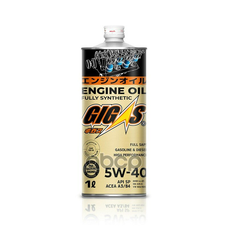 GIGAS Моторное масло GIGAS 5W-40 SP A3/B4 1л