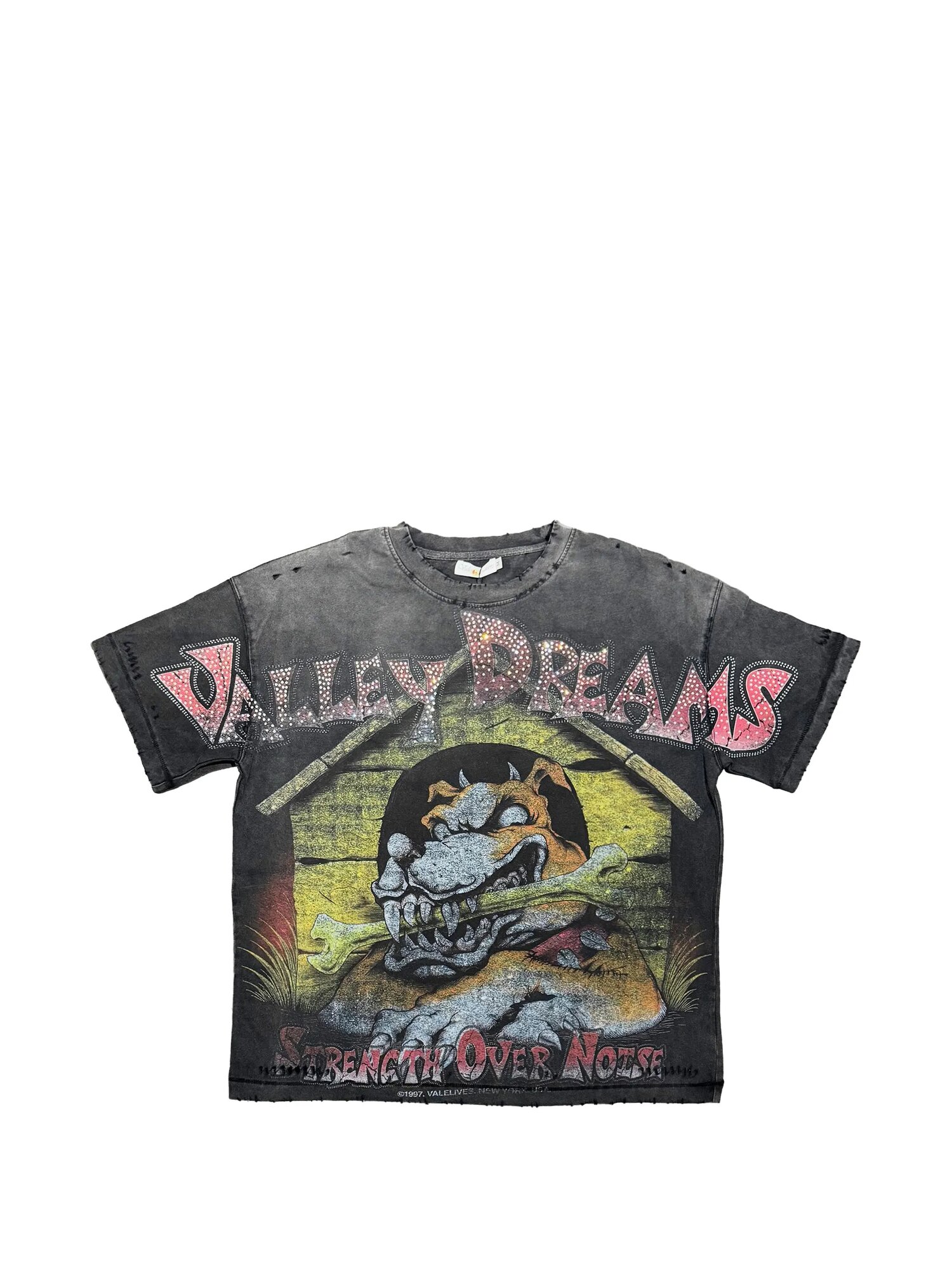Футболка Distressed graphic-print T-shirt