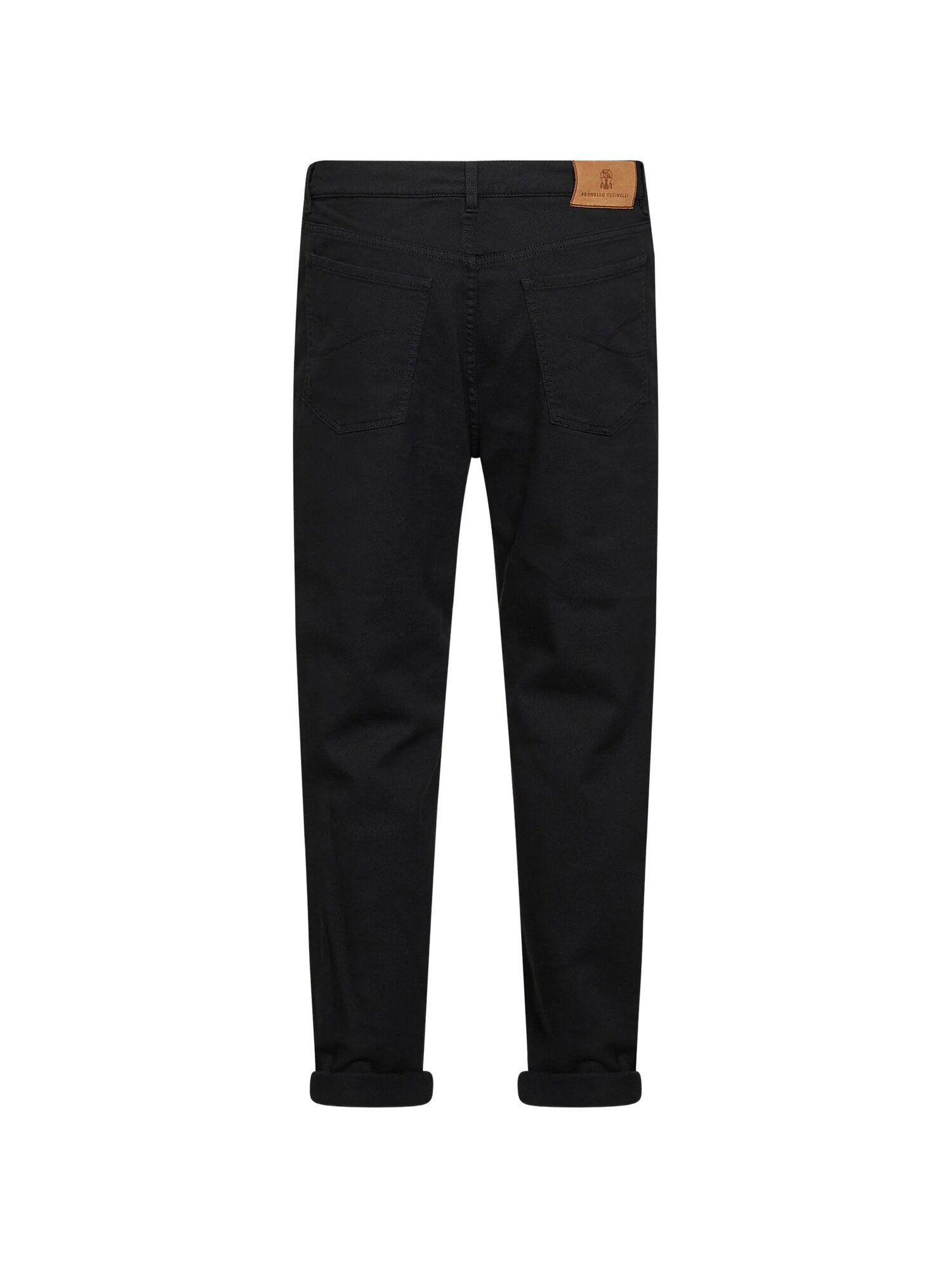 Джинсы BRUNELLO CUCINELLI Solomeo crest jeans, размер 50, черный — фото 1