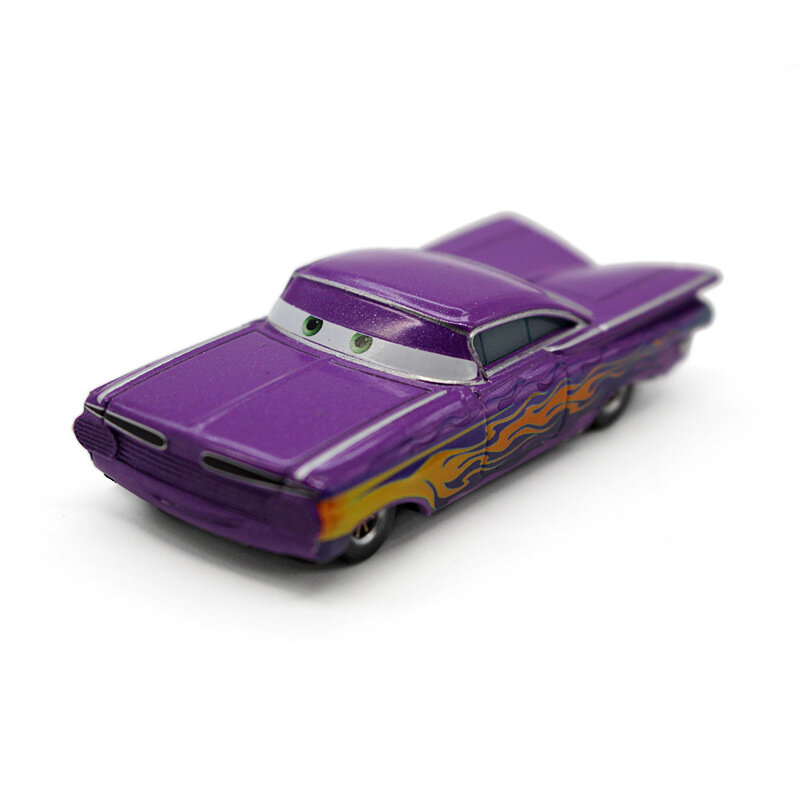 Car Story Alloy Purple Pattern Raymond Green Gold Racer Children Toy Car Model Gift 1:43 Scale Static Collectible Item Purple Raymond