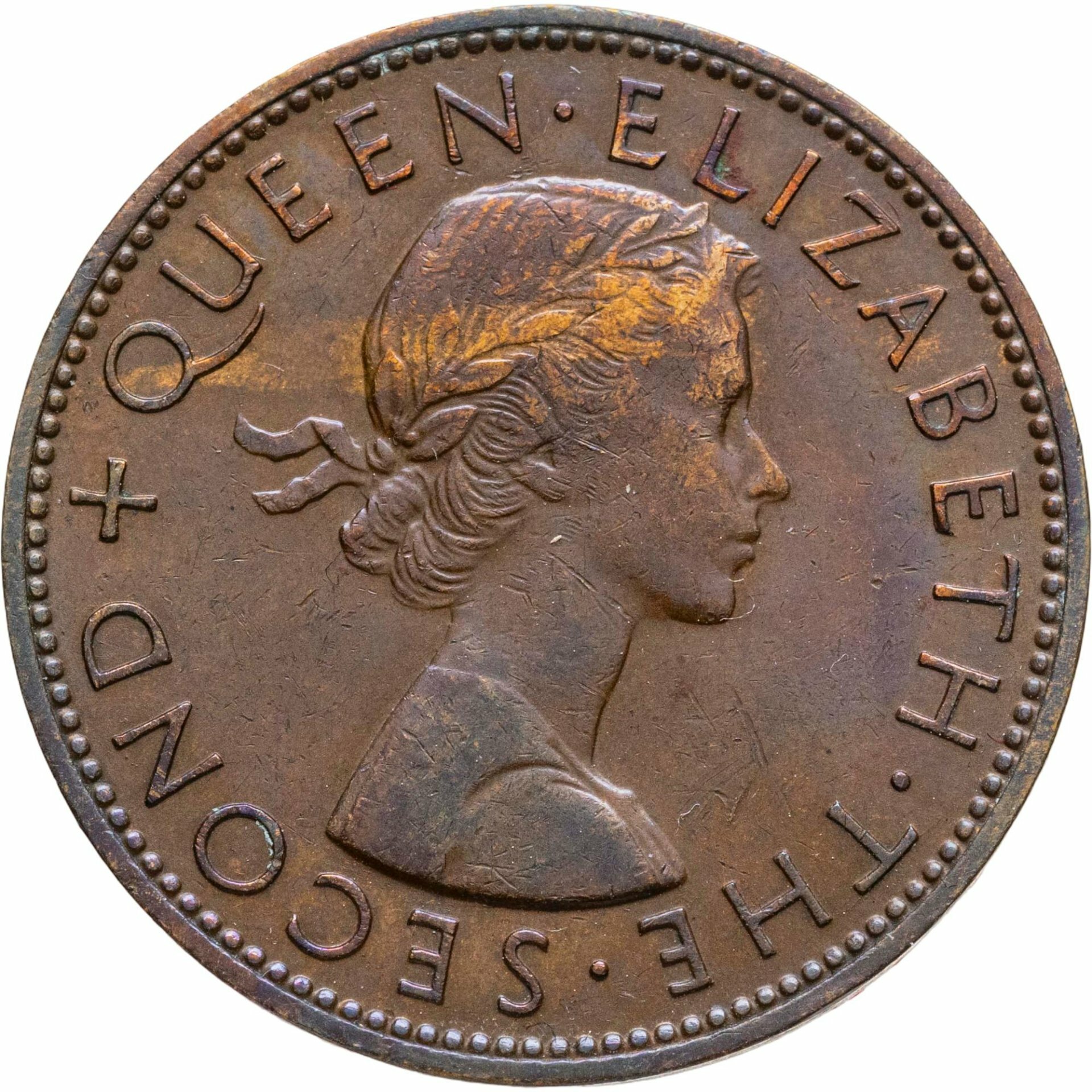 Новая Зеландия 1 пенни penny 1959, Бронза, в сохранности VF