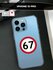 Чехол на Apple iPhone 13 Pro / Айфон 13 Про с принтом Знак 67, прозрачный