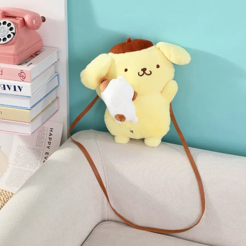 Плюшевая сумка-кошелек Pompompurin Sanrio
