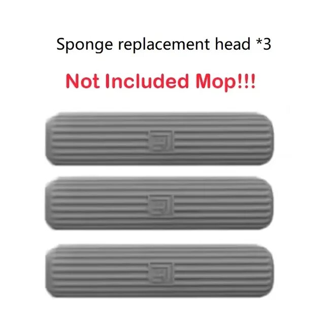 Складная губчатая швабра 3pc replacement head